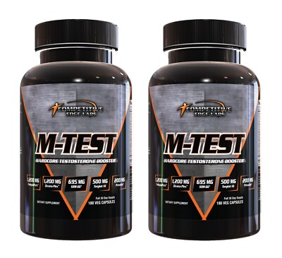 Competitive Edge Labs M-TEST Hardcore Testosterone Booster MTEST - 2 ...