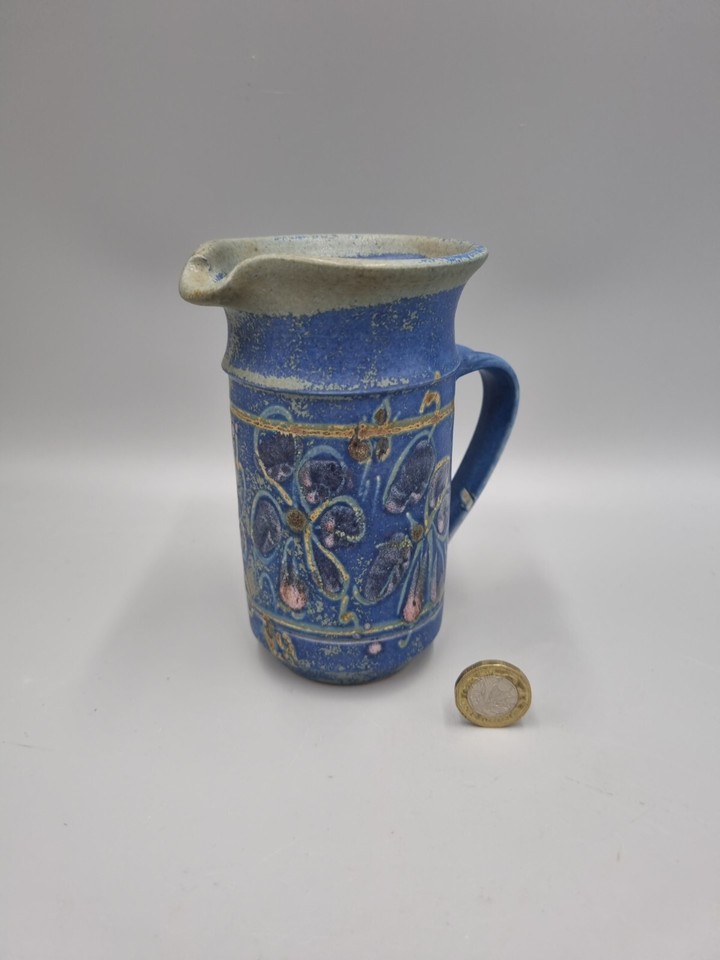 A Cylinder Studio Pottery Jug, Makers Mark 'SH' Seal. | eBay UK