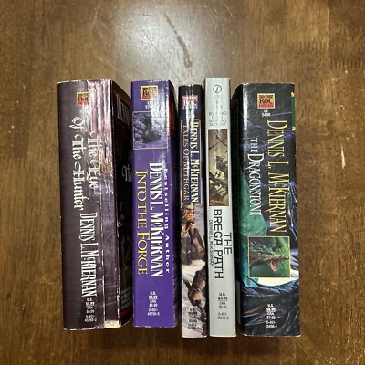 Dennis McKiernan Lot Of 5 Paperback Books, Forge Mithgar Brega Hunter ...
