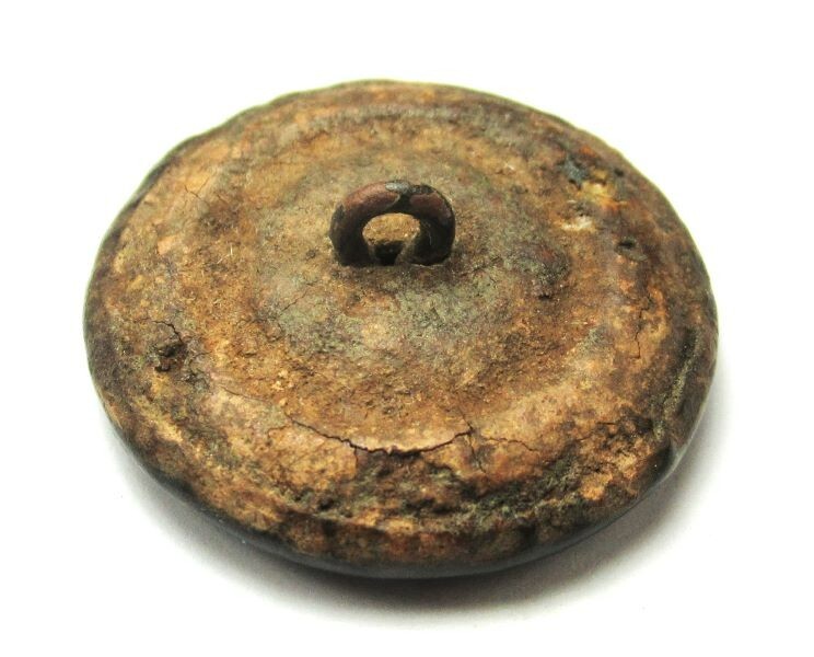 Civil War Confederate Infantry Button Rare White Metal Back 22mm CSI243 ...