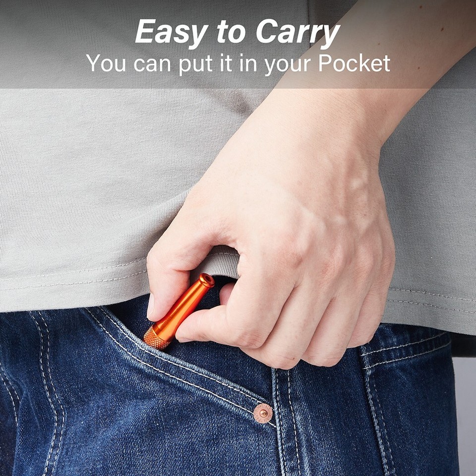 4Pack Sneak a Toke Metal Bullet Tobacco Smoking 3" One Hitter Pipe ...