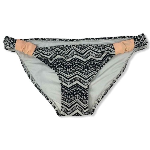 Xhilaration Black and White Pattern Bikini Bottom Large | eBay