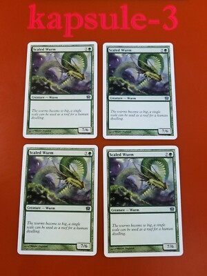 4x Scaled Wurm | 9th Edition | MTG Magic Cards | eBay