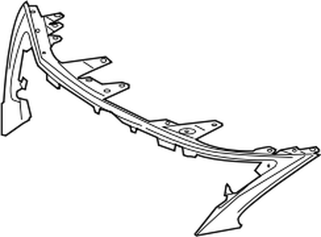 53121-75020 Toyota Moulding Radiator Grille 5312175020 Genuine OEM Part ...