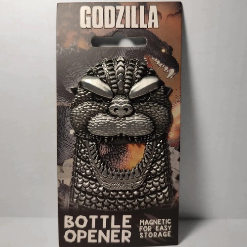Godzilla Heavy Duty Metal Bottle Opener Magnetic Official Collectible ...