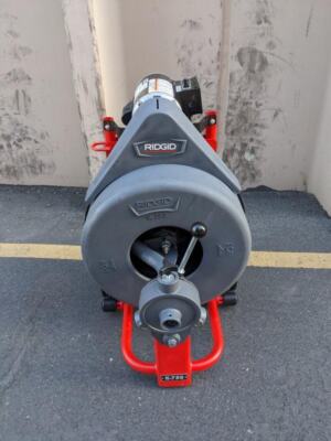 RIDGID K-750 DRUM DRAIN CLEANING MACHINE KIT 115V 200FT 200RPM 3/4"X100 ...