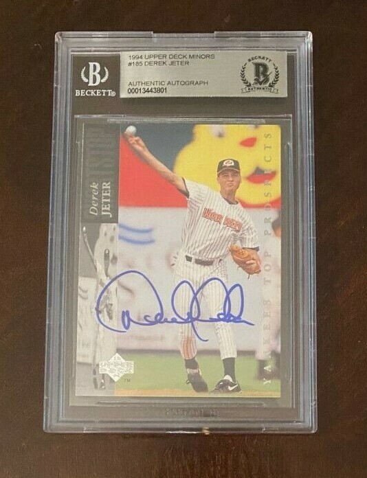 Derek Jeter | Autographed Baseball Memorabilia & MLB Merchandise