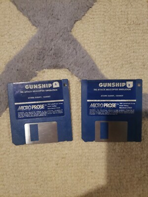 GUNSHIP ATARI 520ST 520 ST | eBay