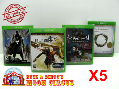 5X MICROSOFT XBOX ONE CIB GAME -CLEAR PLASTIC PROTECTIVE BOX PROTECTORS ...
