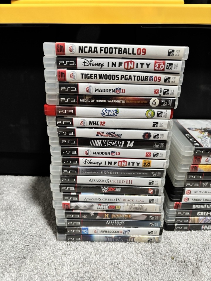 Huge Sony PlayStation 3 PS3 Games Lot Bundle 31 Games Used Infinity ...