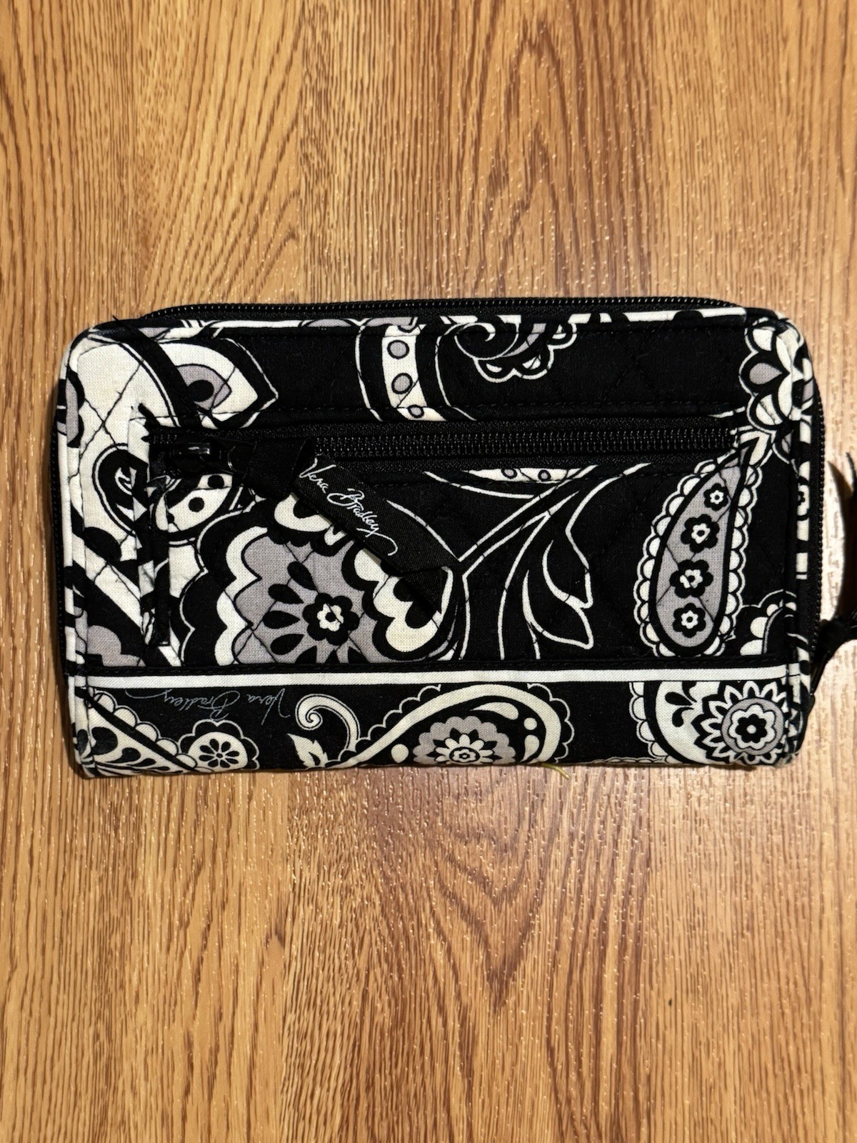 Vera Bradley Midnight Paisley Pattern Turn Lock Wallet Read See Photos ...