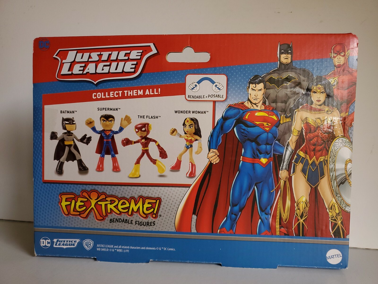 Flextreme! DC Justice League Wonder Woman and Superman Bendable 7 ...
