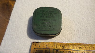 Vintage Antique BURROUGHS ADDING MACHINE RIBBON TIN 3/4" | eBay