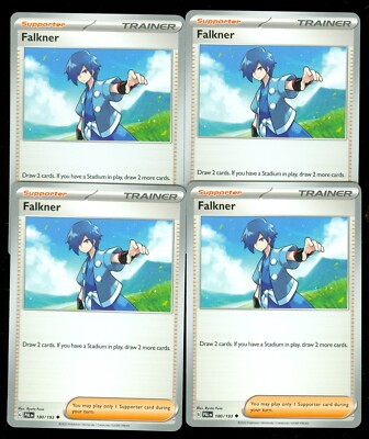 Pokemon FALKNER 180/193 Paldea Evolved - - MINT 4X | eBay