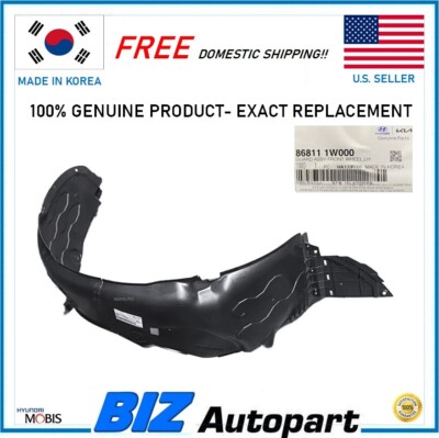 GENUINE⭐FRONT LEFT FENDER LINER FOR 2012-2013 KIA RIO # 86811-1W000 | eBay