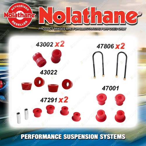 Rear Nolathane Suspension Bush Kit for TOYOTA HIACE LH154 162 164 172 ...