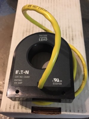Eaton CS400 400 Amp Current Sensor for Power Xpert Multipoint Energy ...