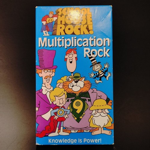 School House Rock Multiplication Rock VHS VCR Tape | eBay