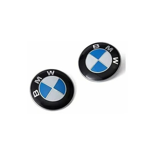 2x Front Hood 82MM Rear Trunk 74MM For BMW Emblem Upgrade Logo Badge | eBay