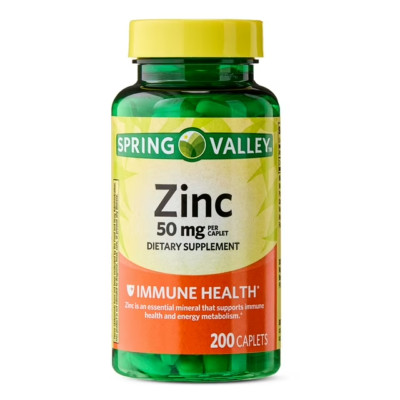 Spring Valley Zinc 50mg Capsule - 200 Count new free shipping | eBay