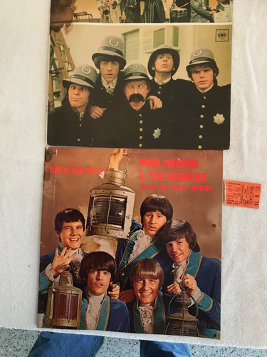 Paul Revere & the Raiders AND Concert Ticket + 2Programs From 196 Show ...