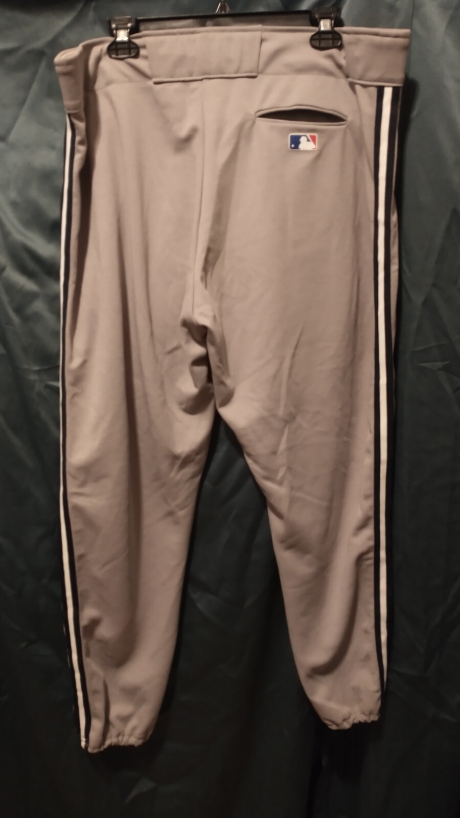 Team Mlb Apperal Majestic Mens Light Grey Baseball Pants Size 2X ...