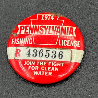 Licenses - Pa Resident Fishing License Badge