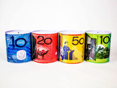 Jumbo Large Money Tin Box Australian Money Note Design Souvenir | eBay ...