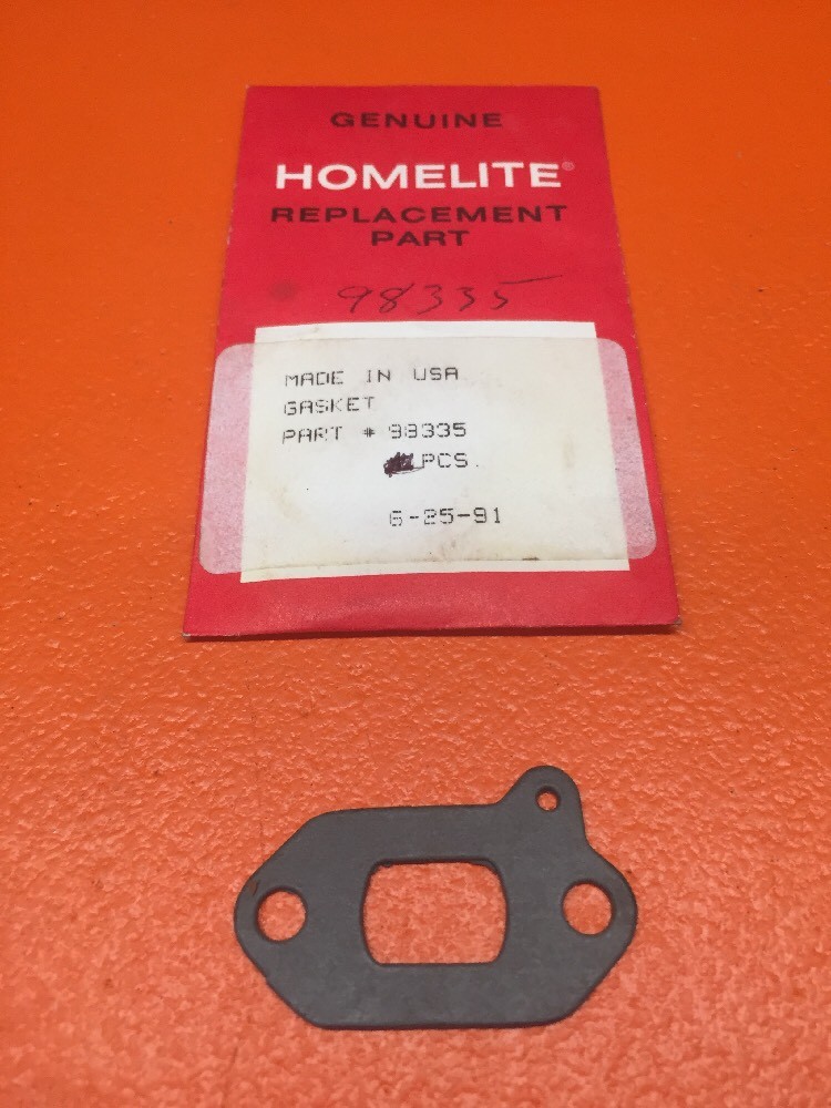GENUINE HOMELITE 47 54 290 340 CARBURETOR INTAKE MANIFOLD GASKET 98335 ...