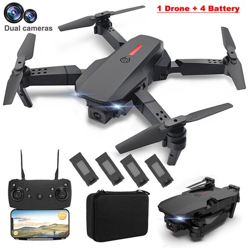 2023 New RC Drone With 4K HD Dual Camera WiFi FPV Foldable Quadcopter+4 ...