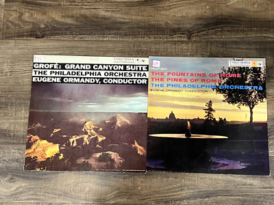 Eugene Ormandy-Lot of 2 LP's/ Records- Respighi-Pines Of Rome/Grofe-Grand Canyon | eBay