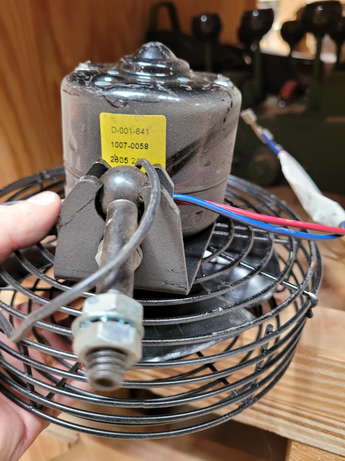 DCM D-001-605 12V motor FAN CMC CAR MOUNT FAN 1007-0058 Portable Blower ...