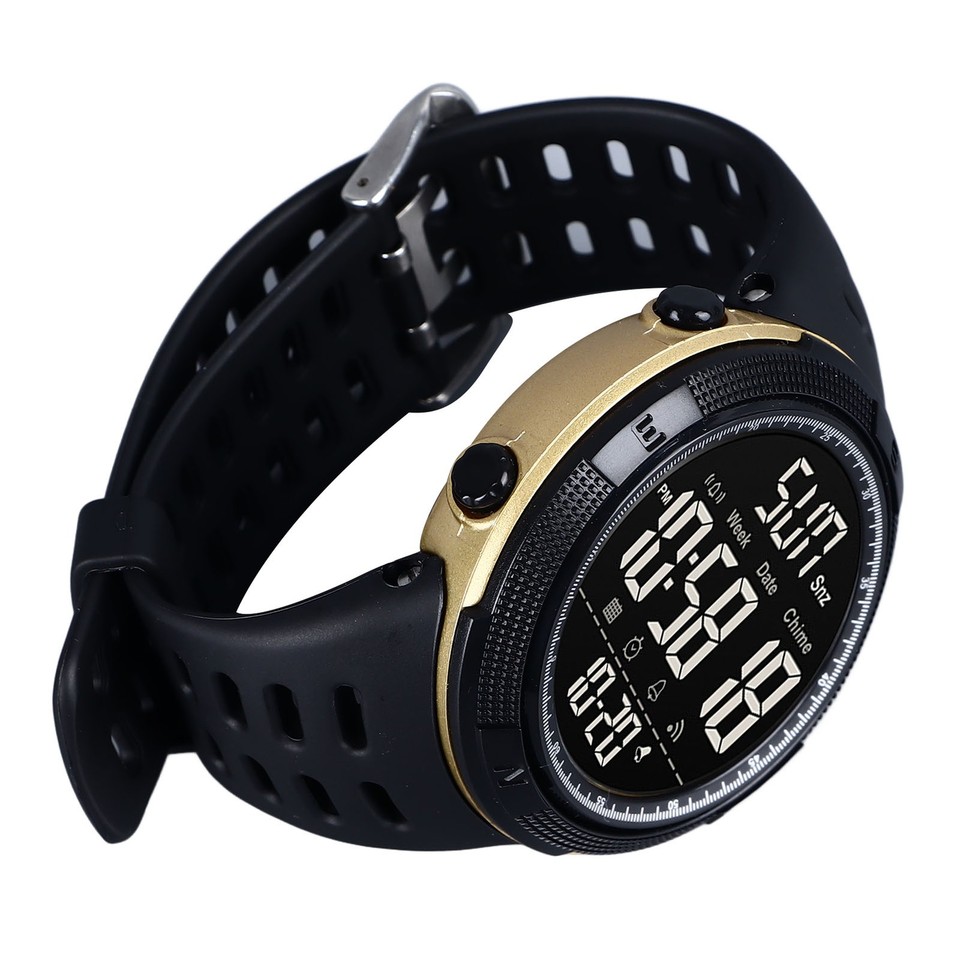 Digital Watch LED 50m Waterproof Multi Functional Intelligent Stopwatch ...