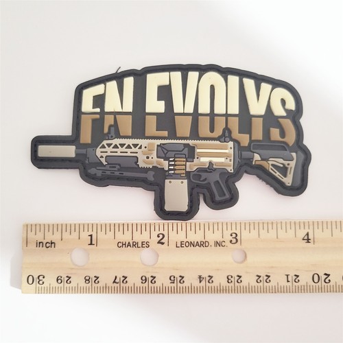 FN EVOLYS Machine Gun PVC Hook & Loop Patch Military Firearms | eBay