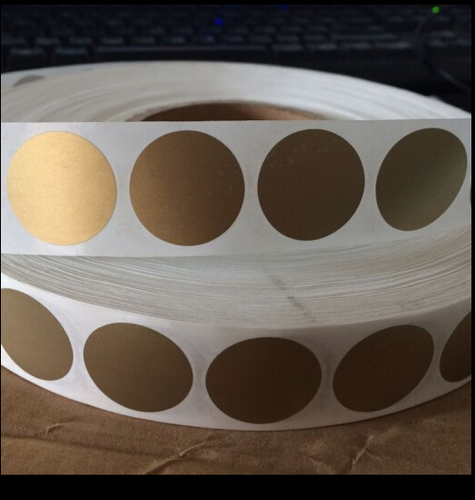2.5cm - 25pcs Gold Circle Scratch Off Sticker Label / Secret Message ...