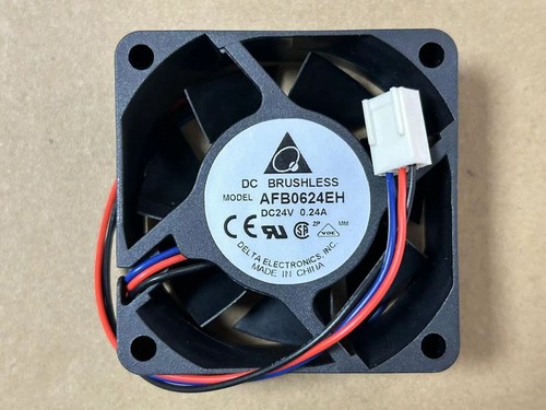 Delta AFB0624EH 6cm 6025 60x60x25mm 24V DC 0.24A Extreme High Speed Fan ...