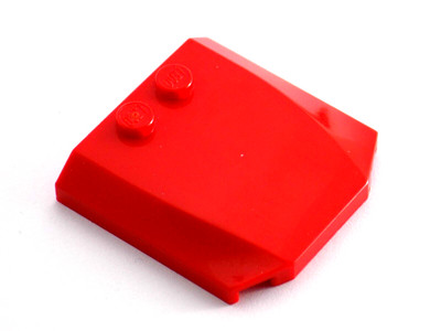 4 LEGO Red Car Bonnet Wedge 4 x 4 x 0.66 Curved (45677) - 4 Pieces | eBay