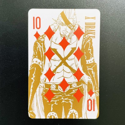 ONE PIECE MOVIE FILM GOLD Playing Card 10 of Diamonds X Drake 2016 | eBay