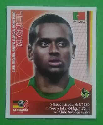 2006 Navarrete Germany World Cup FIFA #197 LUIS MIGUEL BRITO Portugal ...