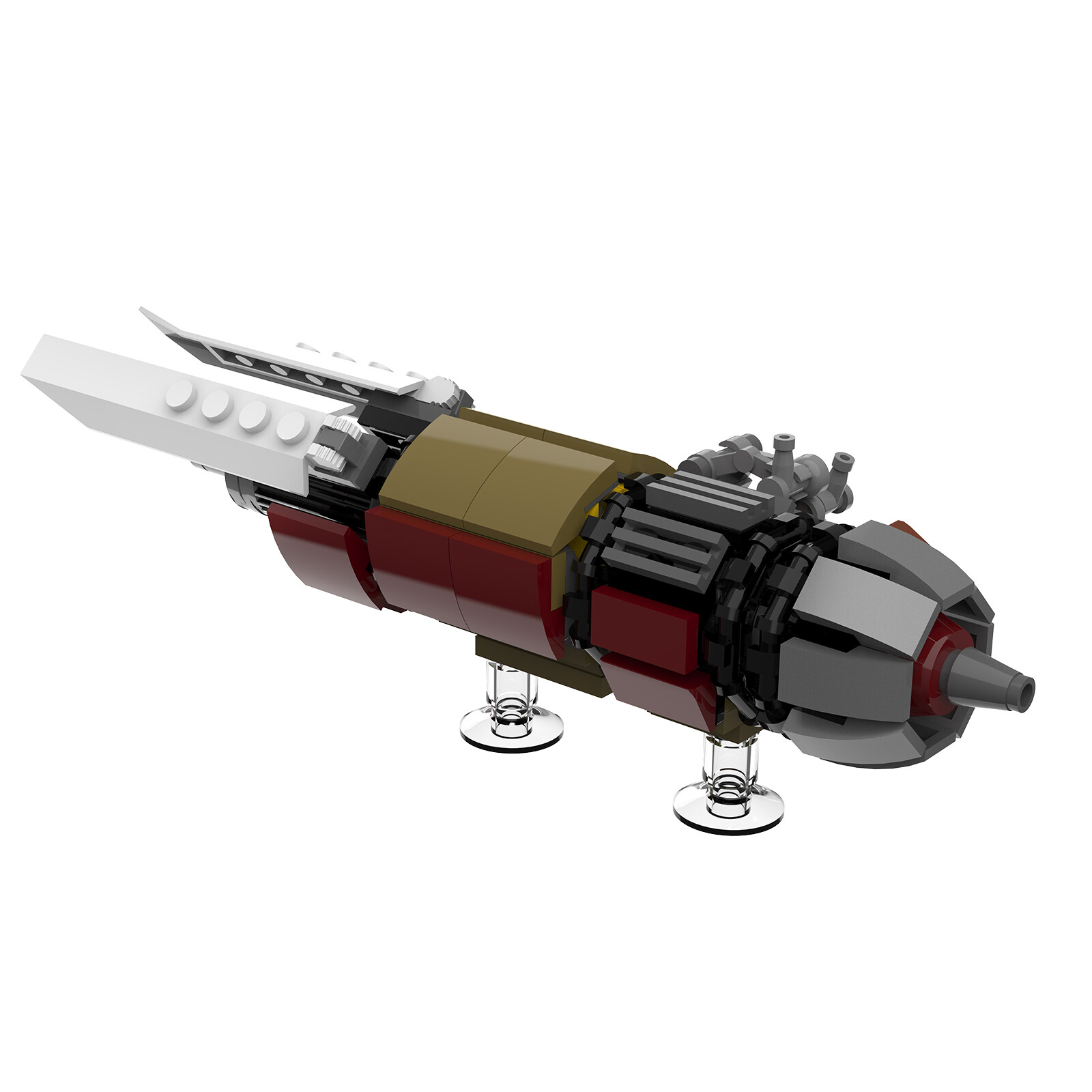 Swoop Bike A Type of Repulsorlift Vehicle 138 Pieces from Film MOC ...