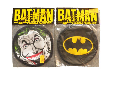 BATMAN FLEXIBLE FLYING DISC (1988) -- Joker &Batman Sealed/New | eBay