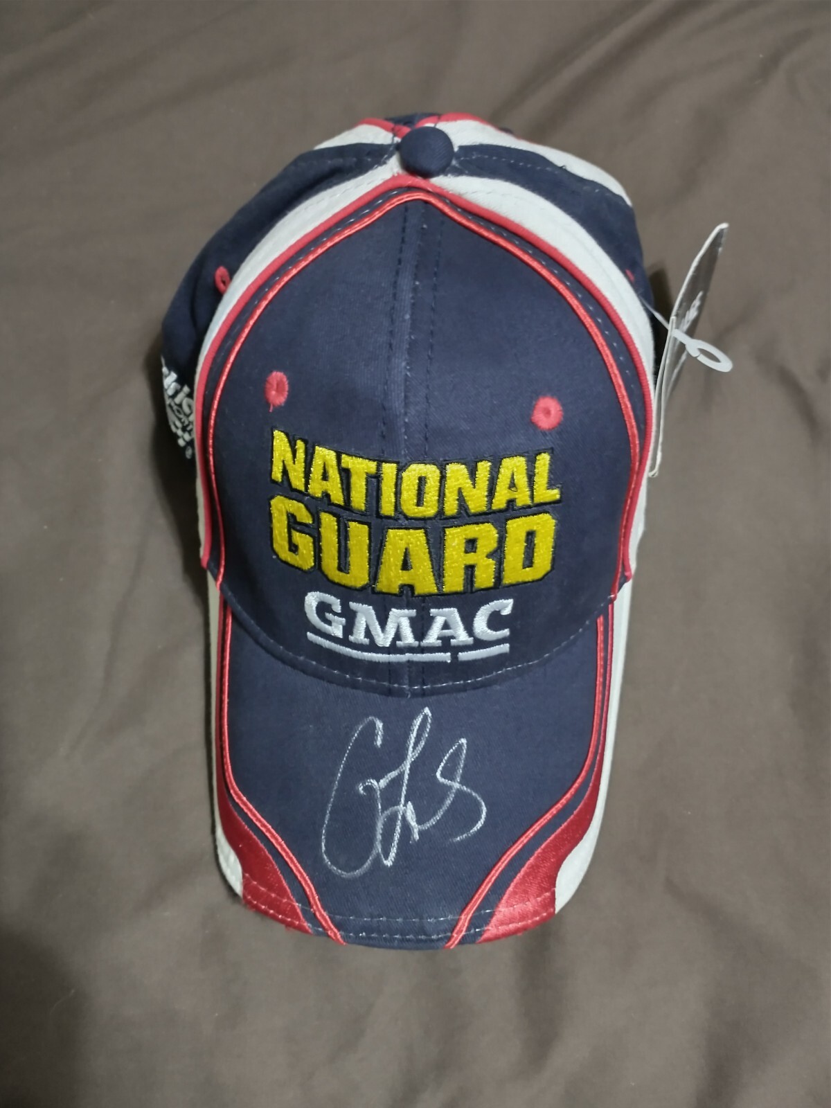 NASCAR - Casey Mears - National Guard - Autographed Drivers Line Hat | eBay