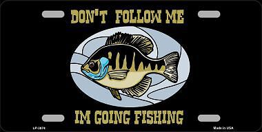 Do Not Follow Me Metal Novelty License Plate Tag LP3874 | eBay