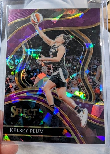2024 Select WNBA Courtside Purple Ice PRIZM #205 Kelsey Plum Aces /149 ...