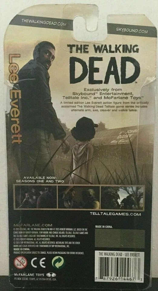 LEE EVERETT-THE WALKING DEAD / TELLTALE - SKYBOUND EXCLUSIVE McFarlane ...