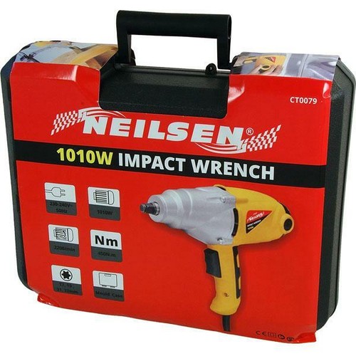 IMPACT WRENCH 1010W ELECTRIC 240V 1/2" DR IN CASE & SOCKETS 17-22MM ...
