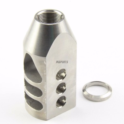 Stainless Steel 308 .308 Tanker Style Muzzle Brake 5/8x24 Pitch | eBay