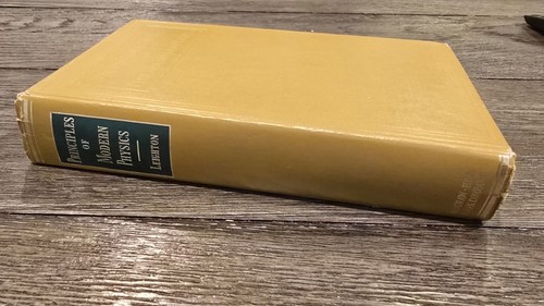 Principles of Modern Physics by Robert B. Leighton (Hardcover) | eBay