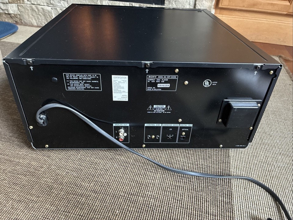 Sony CDP-CX235 Mega Storage 200 Disc CD Player Changer with REMOTE | eBay