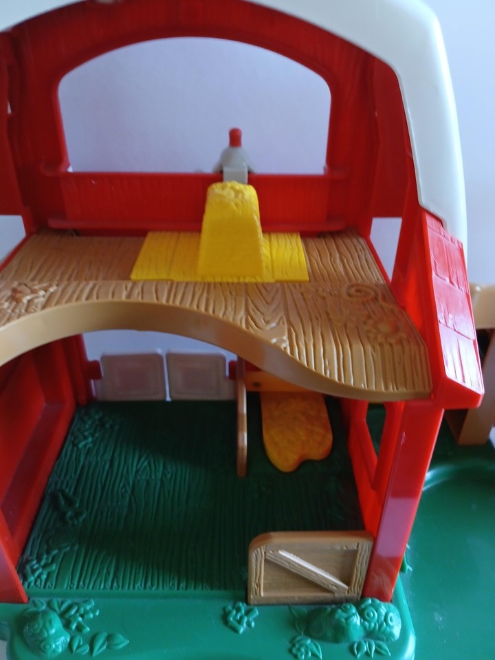 Fisher Price Little People Animal Sounds Barn Farm House Playset 2005 ...